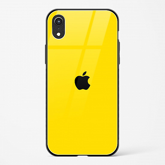 Buy Yellow Glass Case for iPhone XR