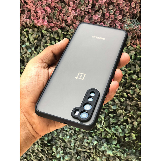 Black One Plus Nord Shockproof Case / Cover Black : CaseKiDukaan
