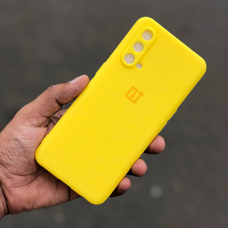 Buy One Plus Nord CE Soft Case Cover Yellow at Casekidukaan