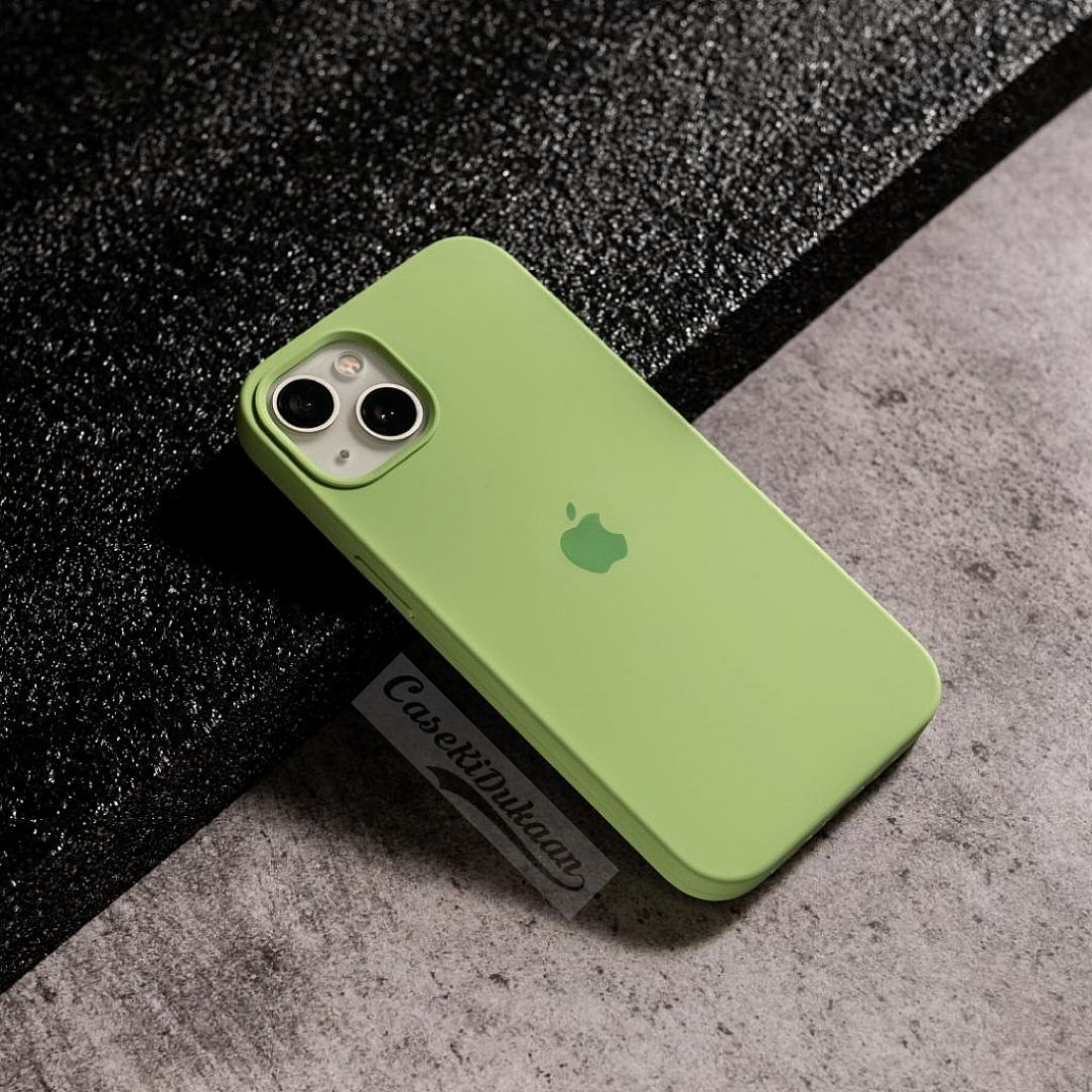 Buy Light Green Silicon Case For iPhone 13