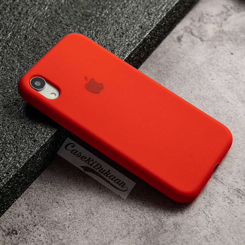 Buy Red Silicon Case For iPhone XR